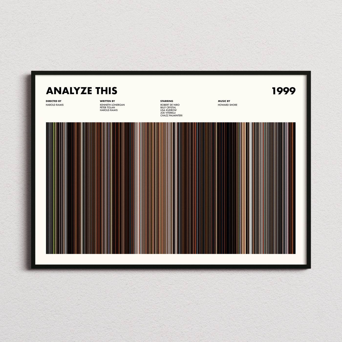 Analyze This Movie Barcode Poster — Movie Hues