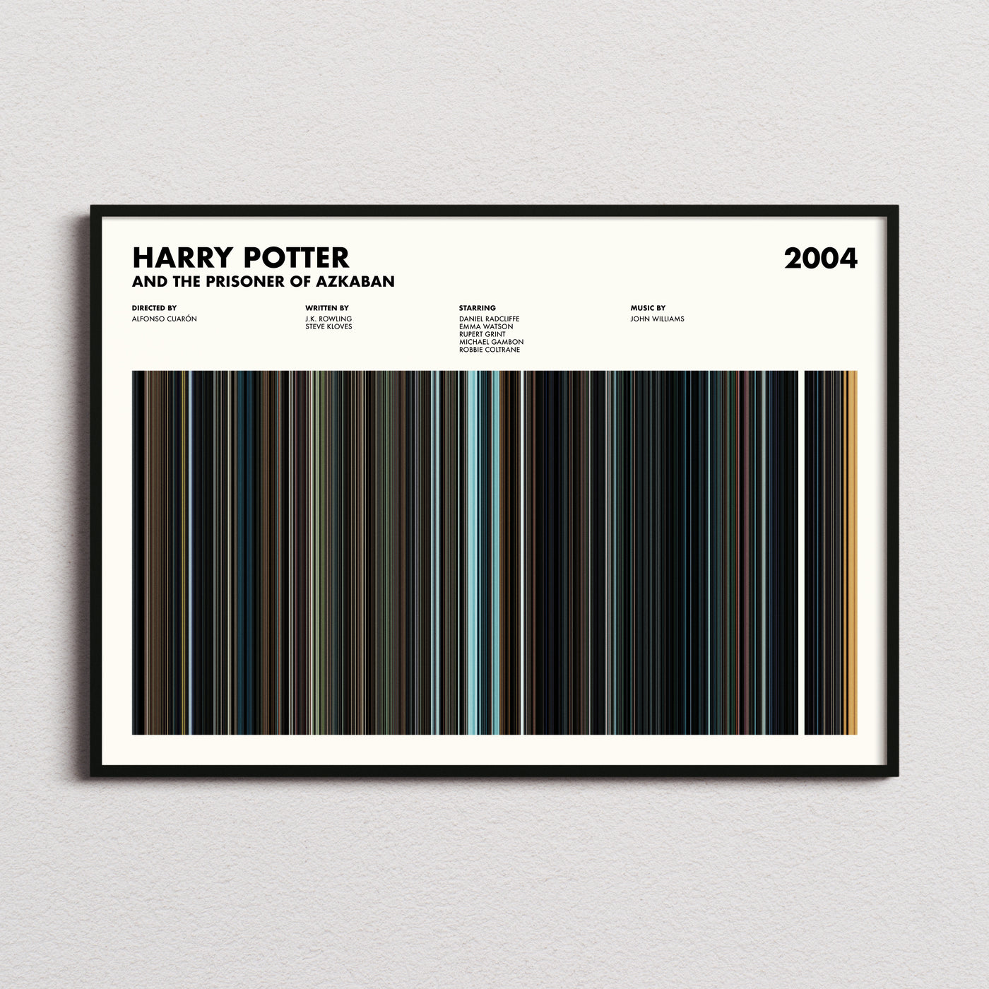 Harry Potter and the Prisoner of Azkaban Movie Barcode Movie Barcode P ...
